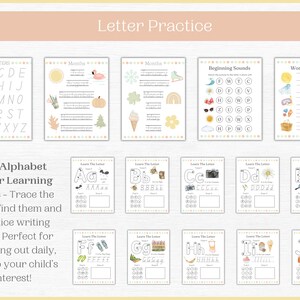 Homeschool Preschool Summer Morning Menu Printable | Morning Menu Pages ...