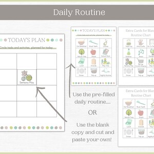 Homeschool Preschool Morning Menu Printable | Morning Menu Pages | Busy ...