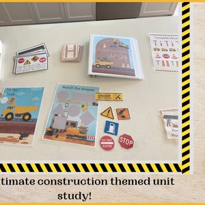 Preschool Construction Themed Unit Study | Homeschool Preschool Unit ...