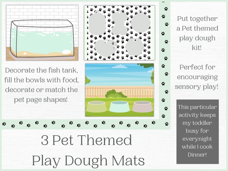 Pet Themed Unit Study Bundle | Vet Clinic Dramatic Play Printables ...