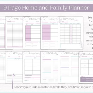 Mom Life Household Planner | ADHD Planner for Home Management ...