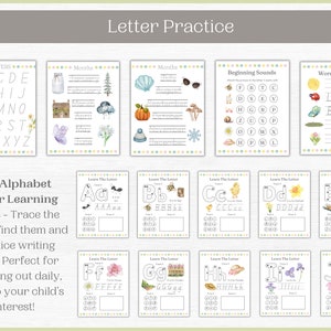 Homeschool Preschool Spring Morning Menu Printable | Morning Menu Pages ...