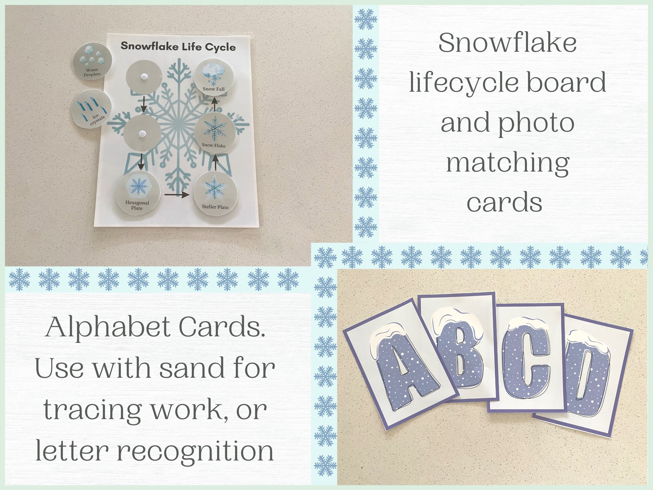 Winter Unit Study Printable Bundle Montessori Preschool Worksheets ...