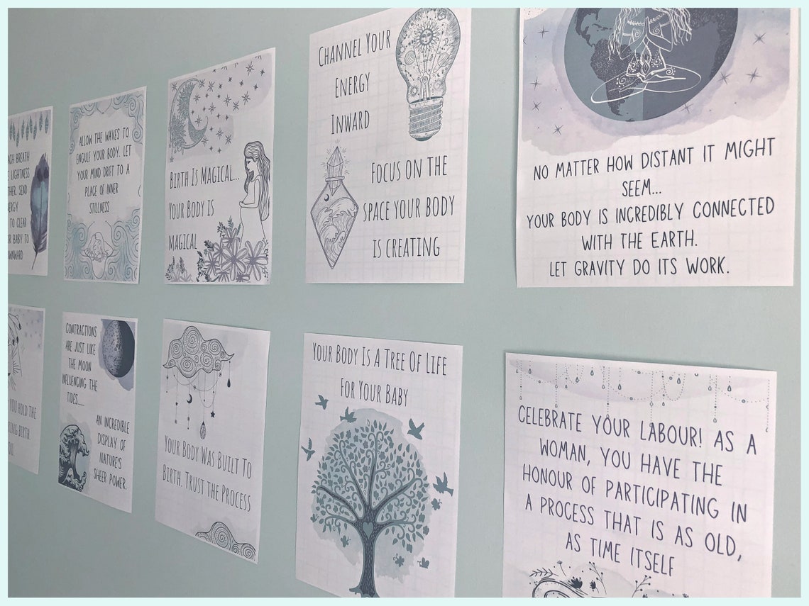 Birth Affirmation Printable Posters Birth Affirmations Printable Art ...