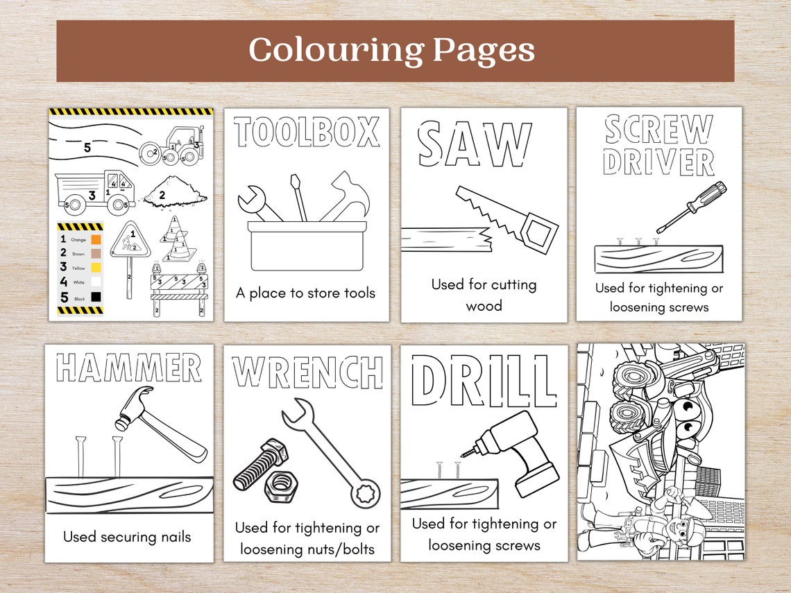 Preschool Construction Themed Unit Study | Homeschool Preschool Unit ...