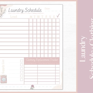 Editable Cleaning Schedule | Printable Cleaning Planner | Cleaning ...