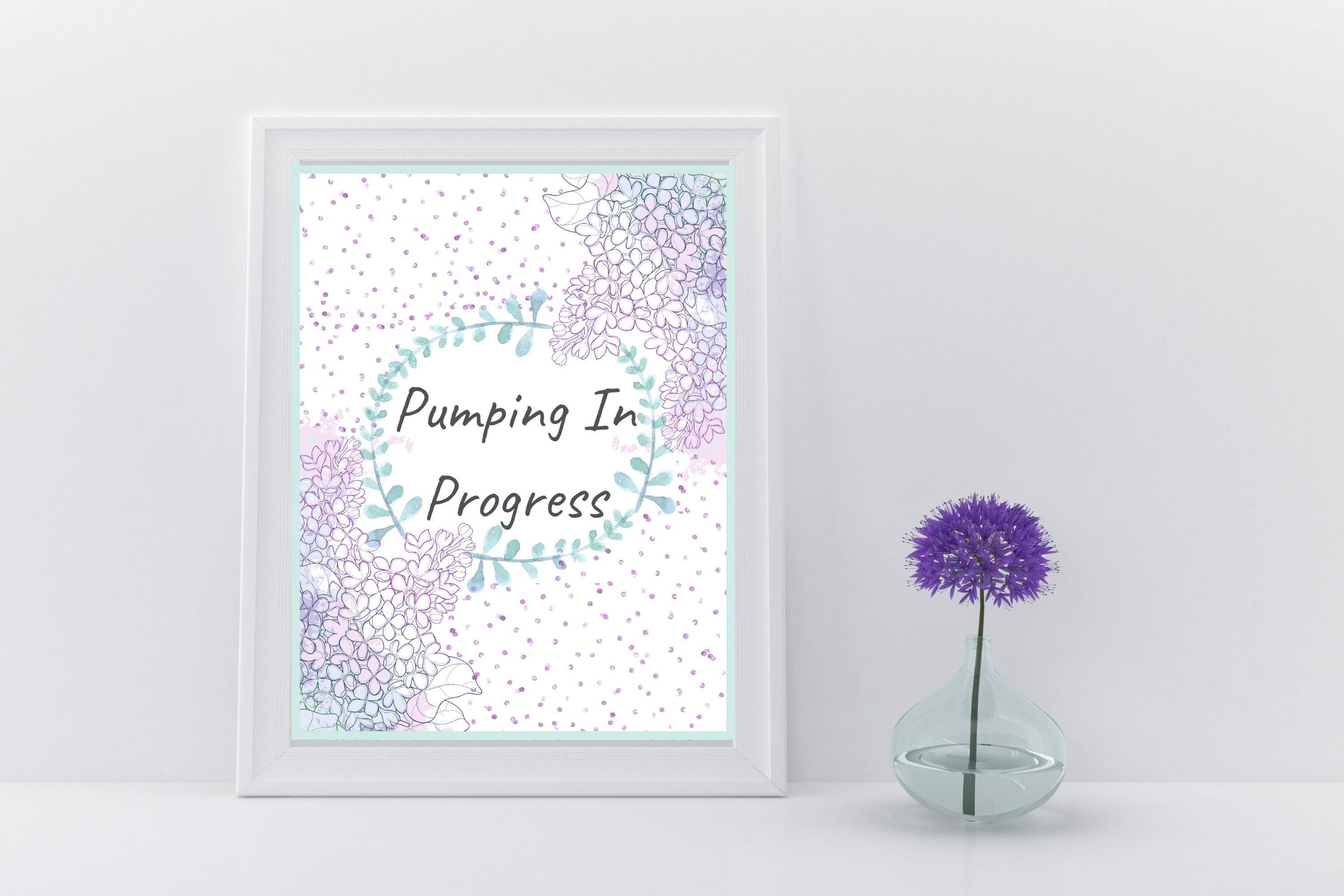 Printable Pumping in Progress Sign | Printable Breastfeeding Sign ...