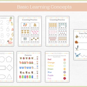 Homeschool Preschool Summer Morning Menu Printable | Morning Menu Pages ...