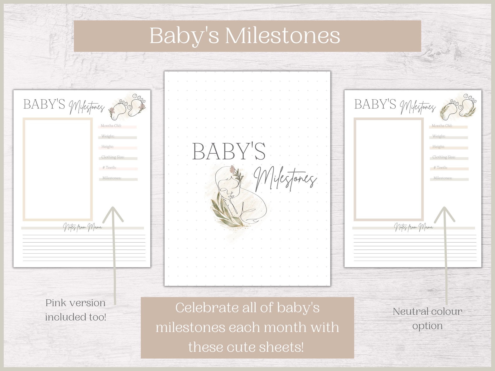 Birth Plan Template + Printable Postpartum Planner | Birth Essentials ...