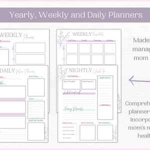 Mom Life Household Planner | ADHD Planner for Home Management ...