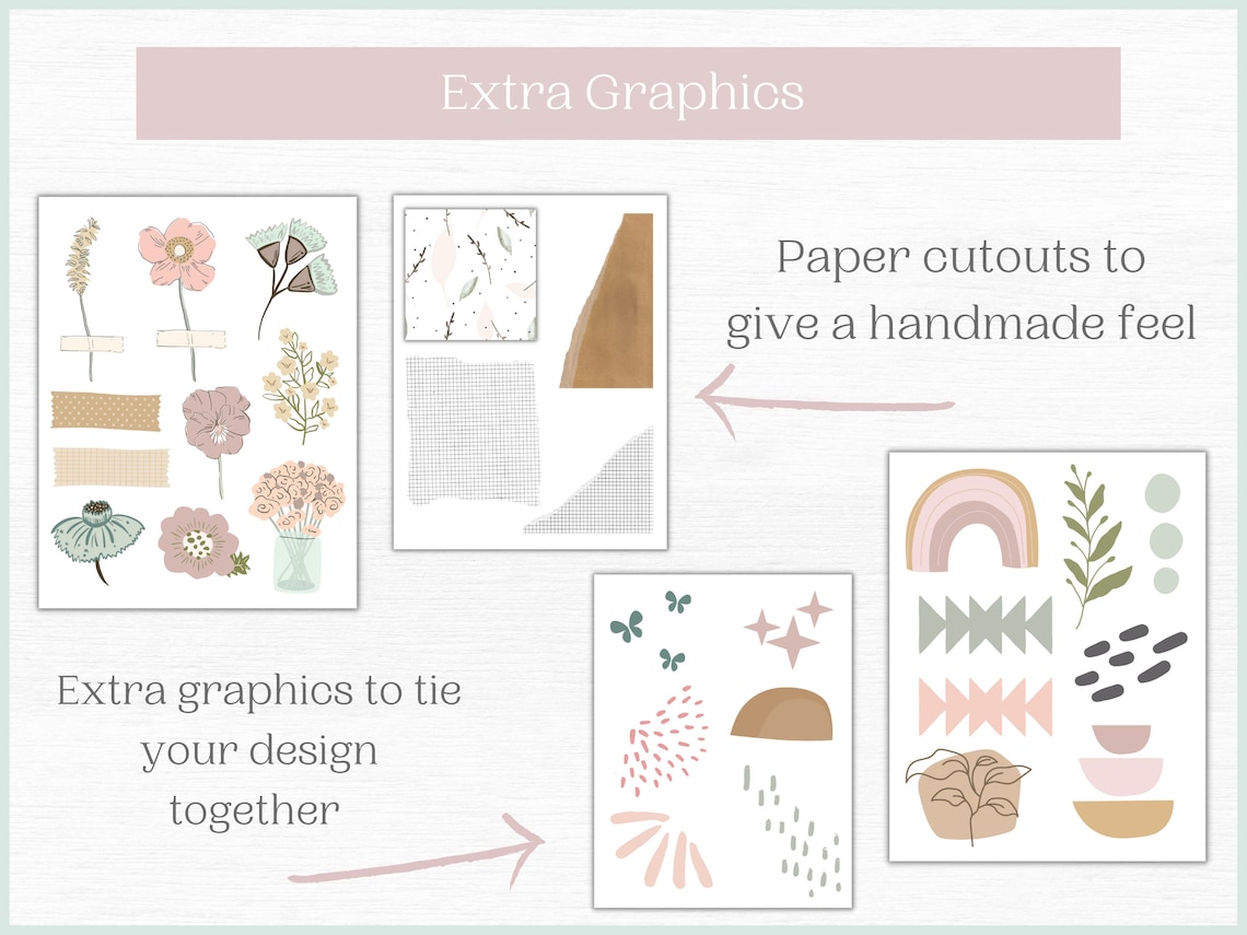 Printable Vision Board Kit Manifestation Journal Gratitude Journal and ...