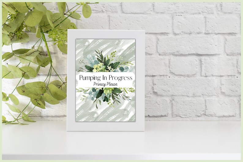 Printable Pumping in Progress Sign | Printable Breastfeeding Sign ...