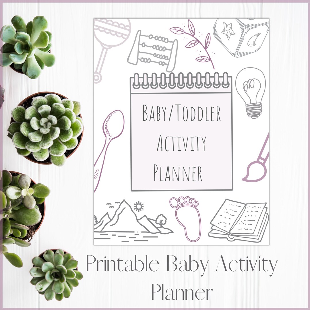 Printable Baby/toddler Activity Planner | Cute Children's Activity ...