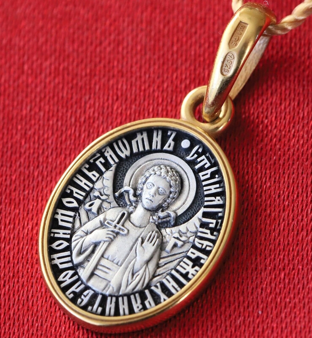 St Matrona of Moscow & Guardian Angel Russian Orthodox Christian Double ...