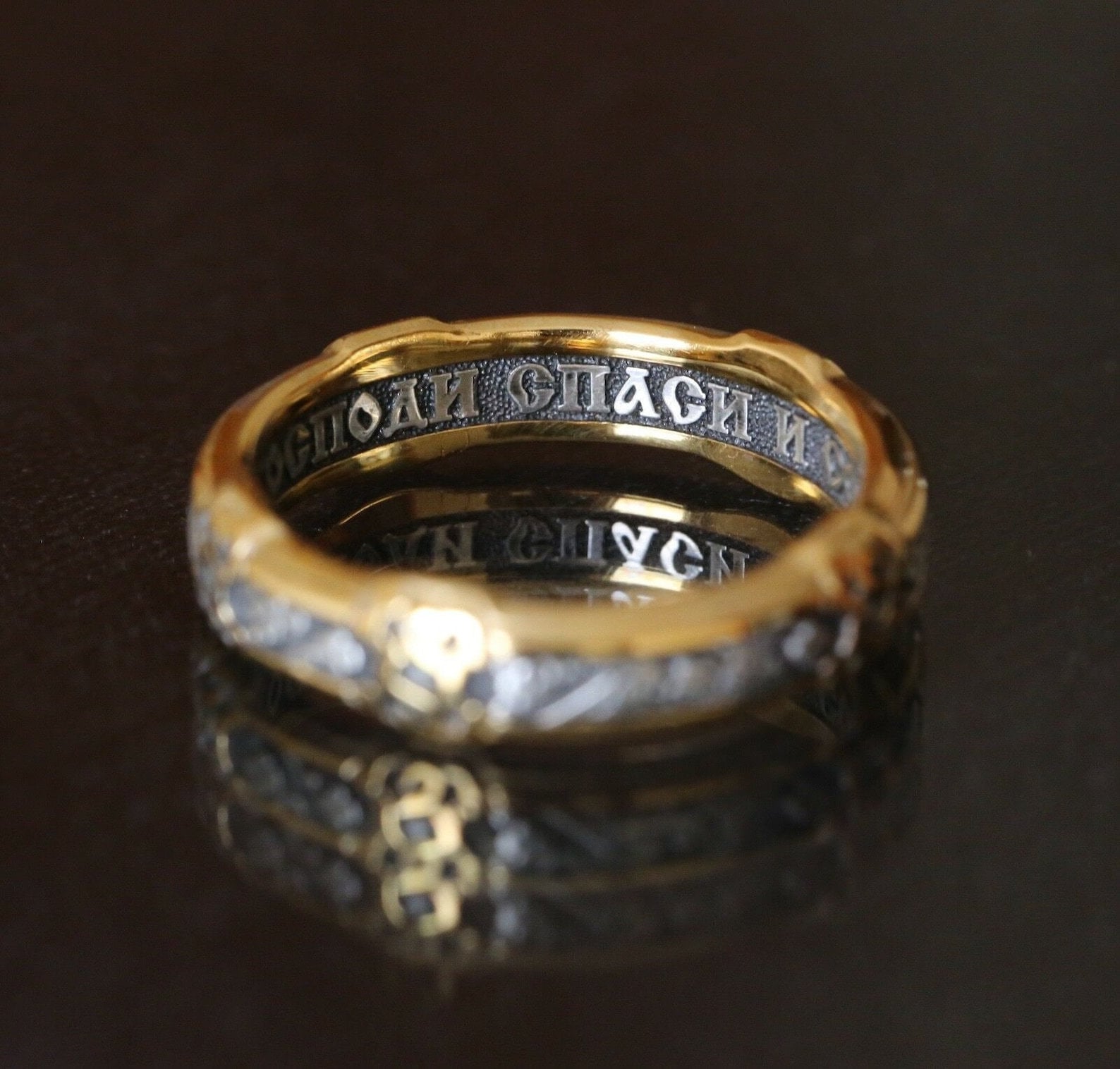 Christian Orthodox Prayer Ring Save and Protect Solid 925 - Etsy UK