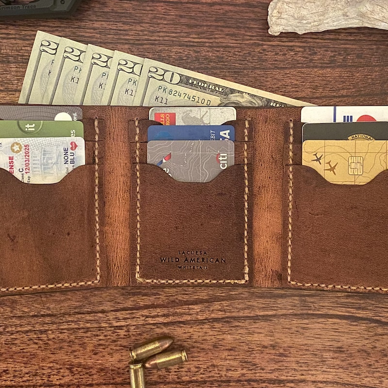 Men Leather Wallet Big - Etsy