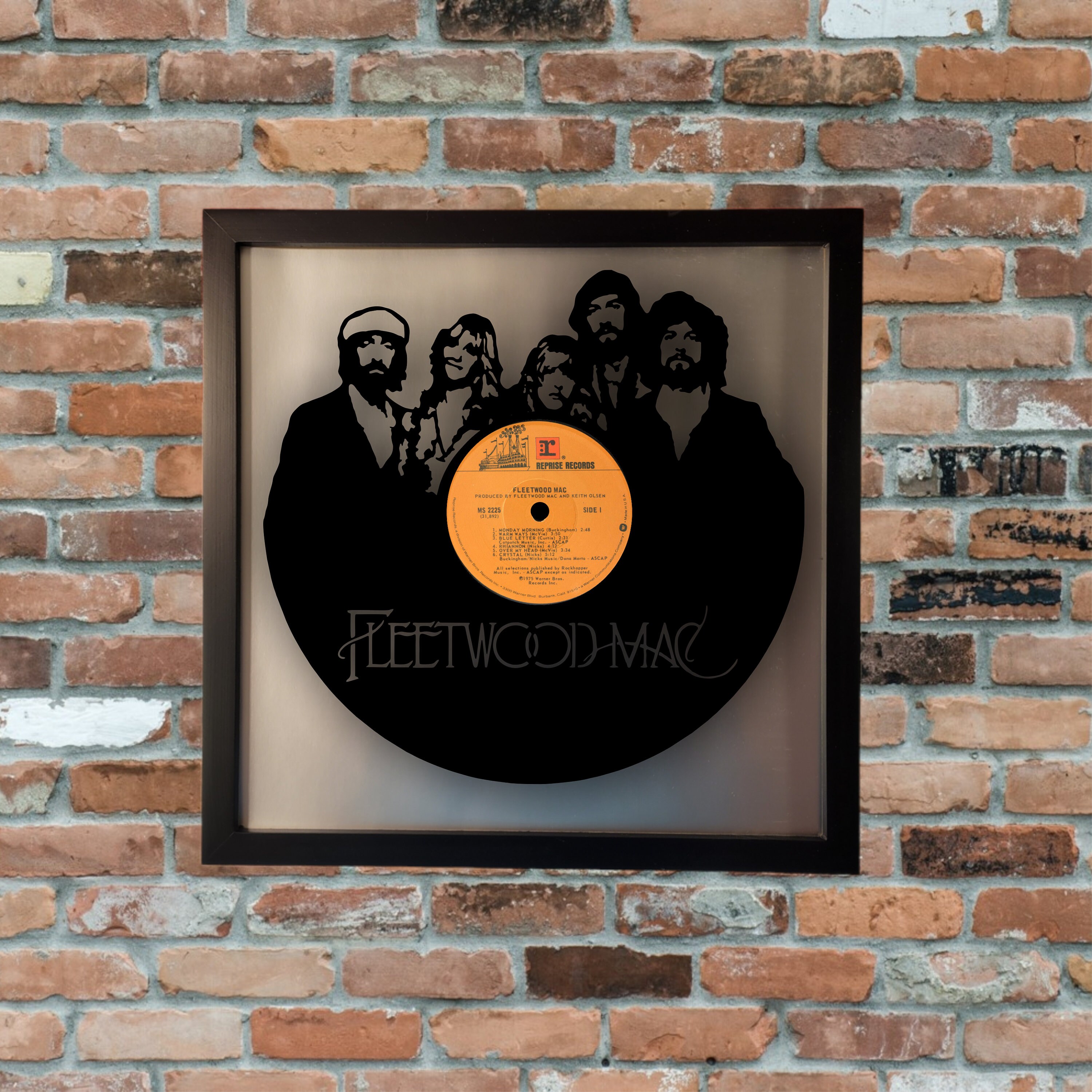 Fleetwood Mac Laser Cut Vinyl Record Art Record Cutout - Etsy UK