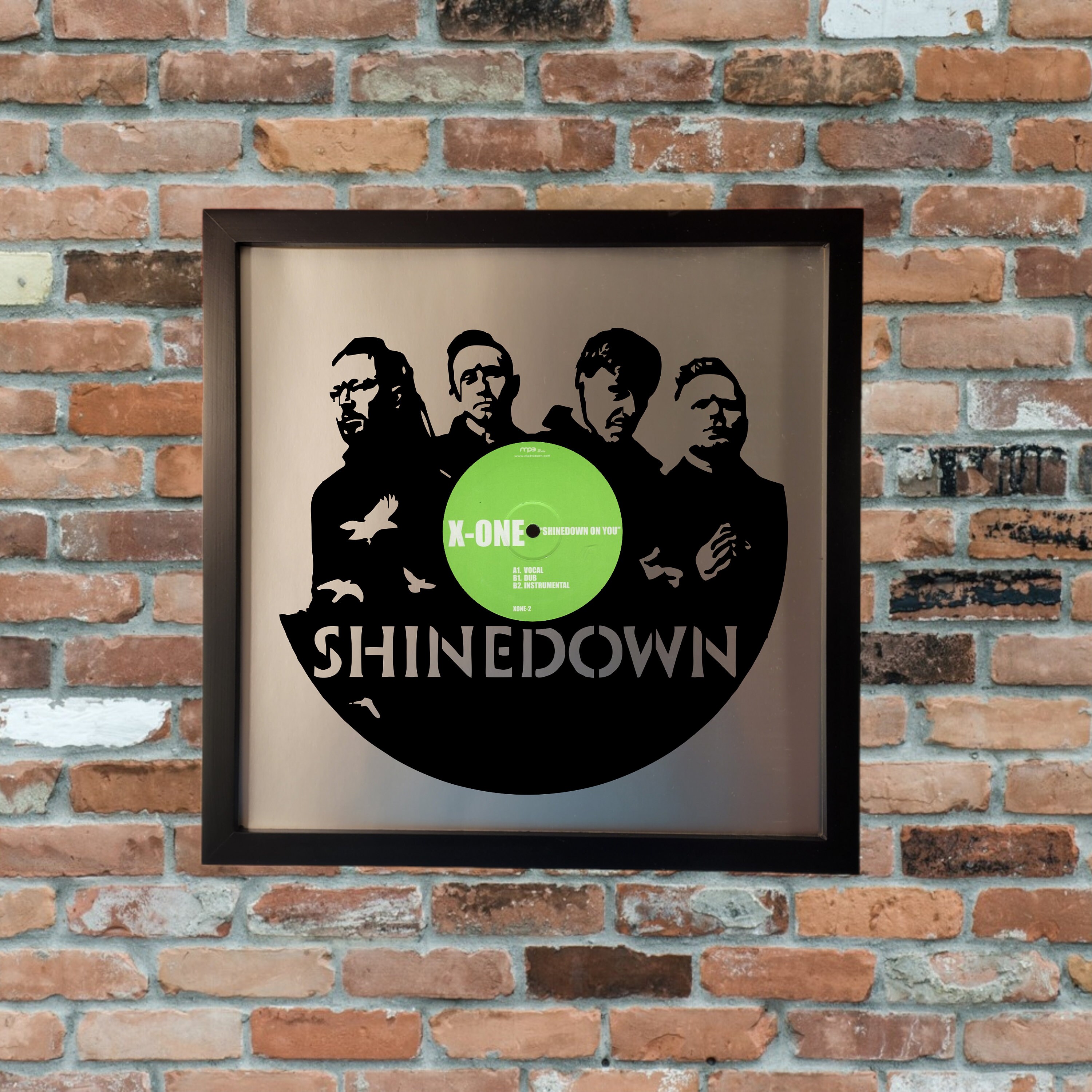 Shinedown laser Cut Vinyl Record Art record Cutout Wall - Etsy