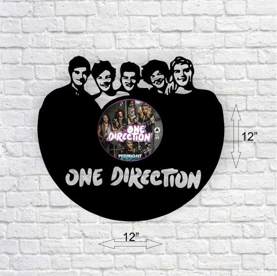 One Direction Laser Cut Vinyl Record Art Wall Art Room - Etsy