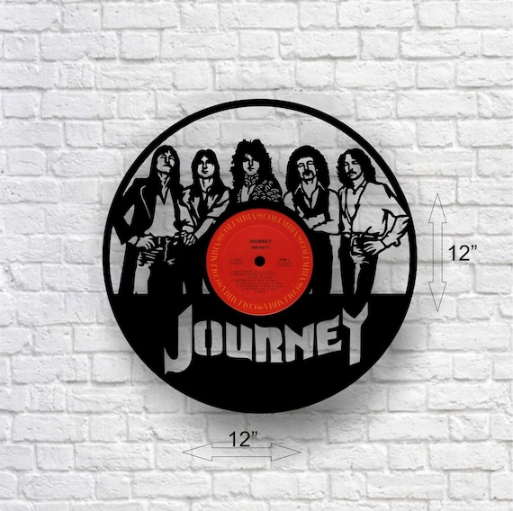 Journey Laser Cut Vinyl Records Art Record Cutout Wall Art Etsy