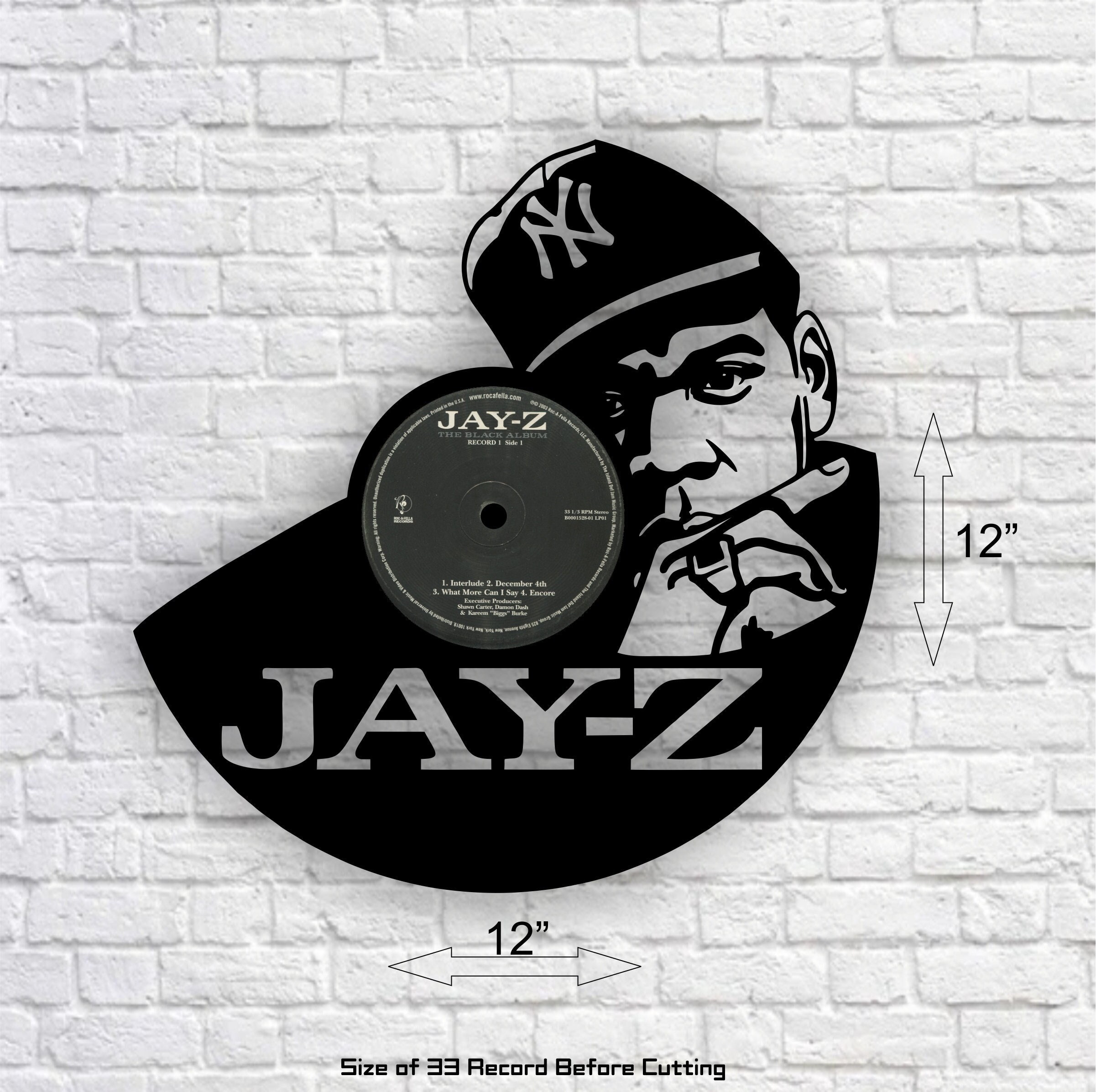 Black And White Artwork Of Jay Z