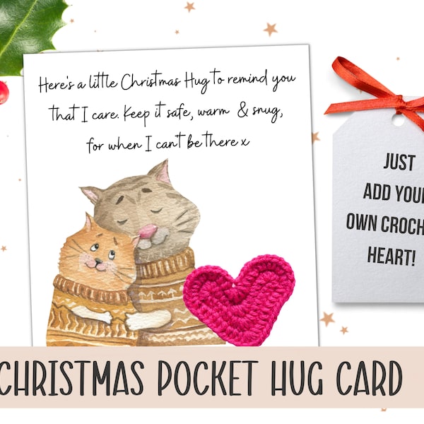 Pocket Hug Poem Template - Etsy UK