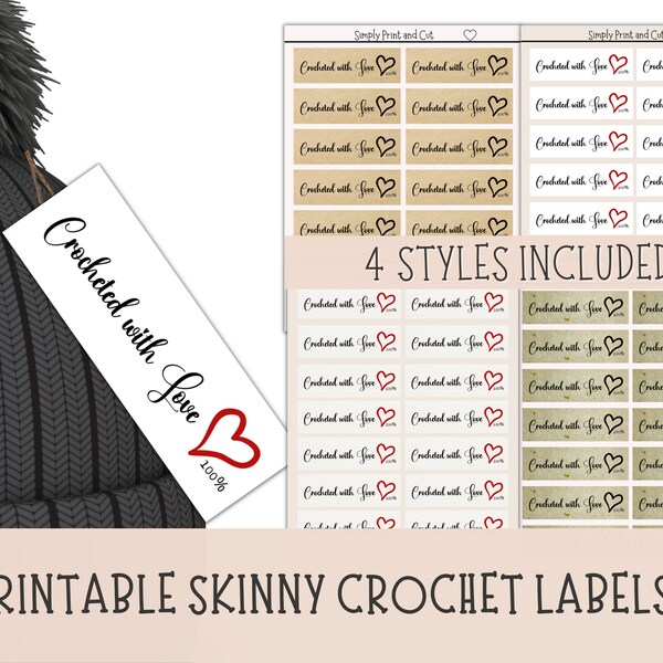 Crochet Labels - Etsy