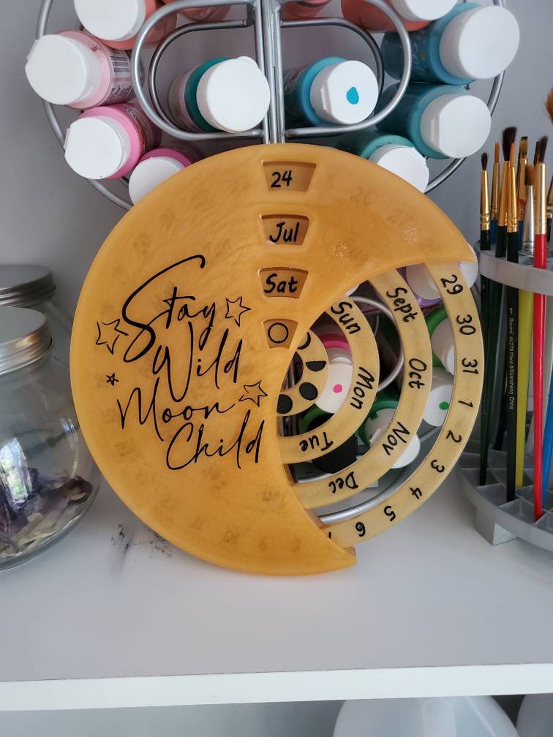 Rotating Moon Calendar - Etsy