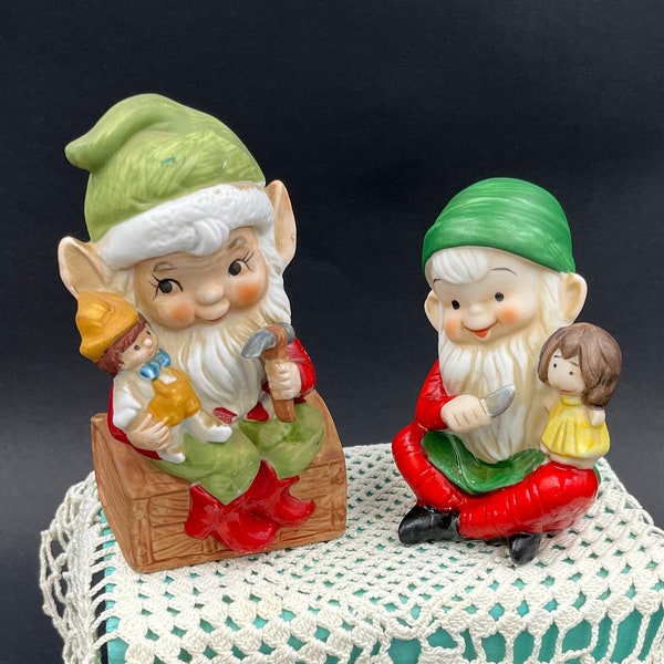 Homco Elves - Etsy