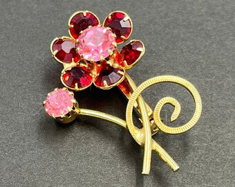 Ruby Red Brooch | Etsy