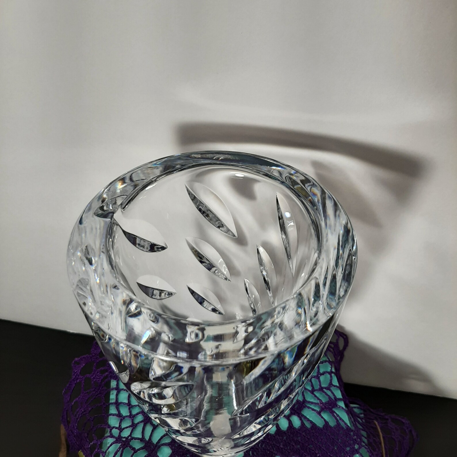 Vintage Sasaki Crystal Vase 24% Lead Crystal Made in Japan - Etsy