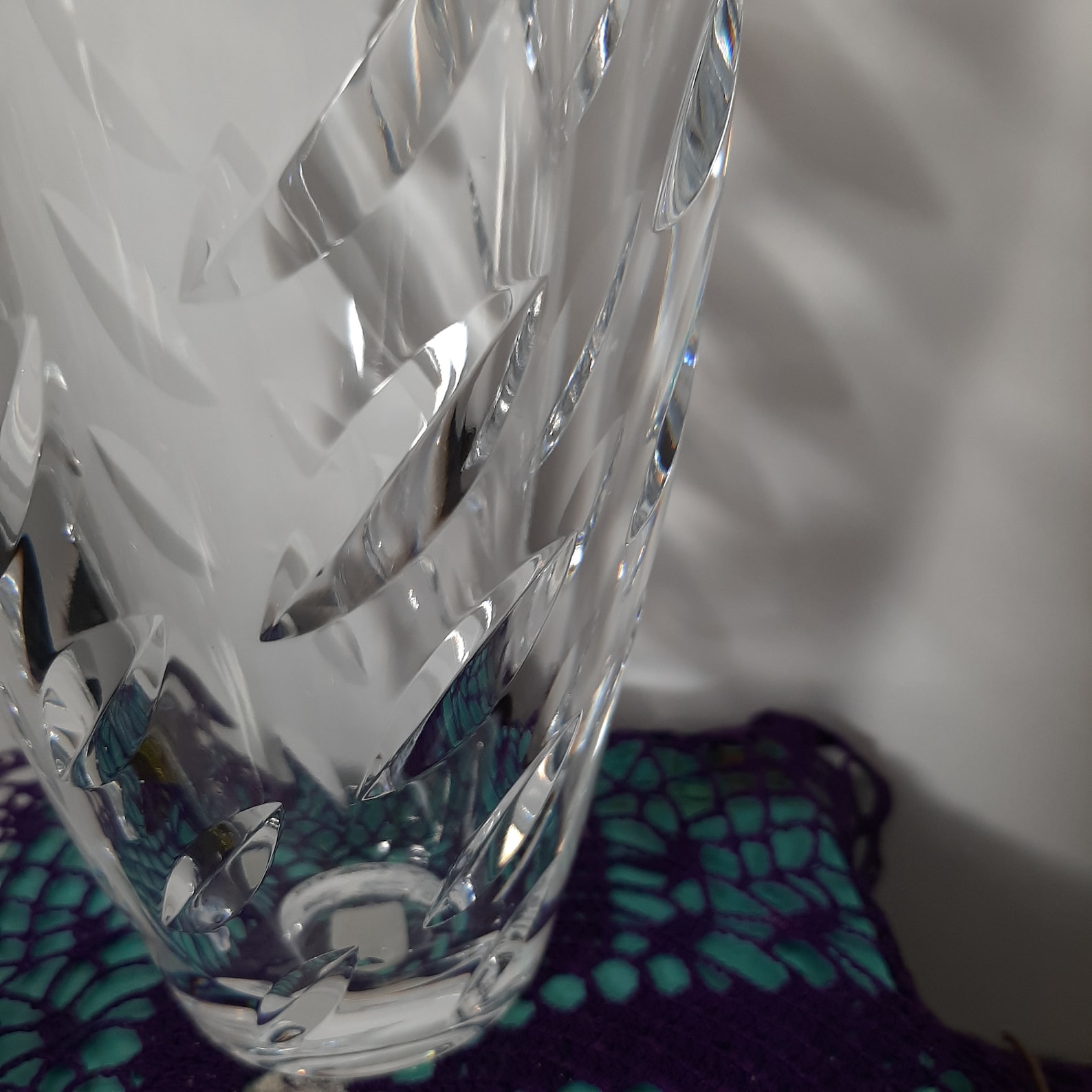 Vintage Sasaki Crystal Vase 24% Lead Crystal Made in Japan - Etsy