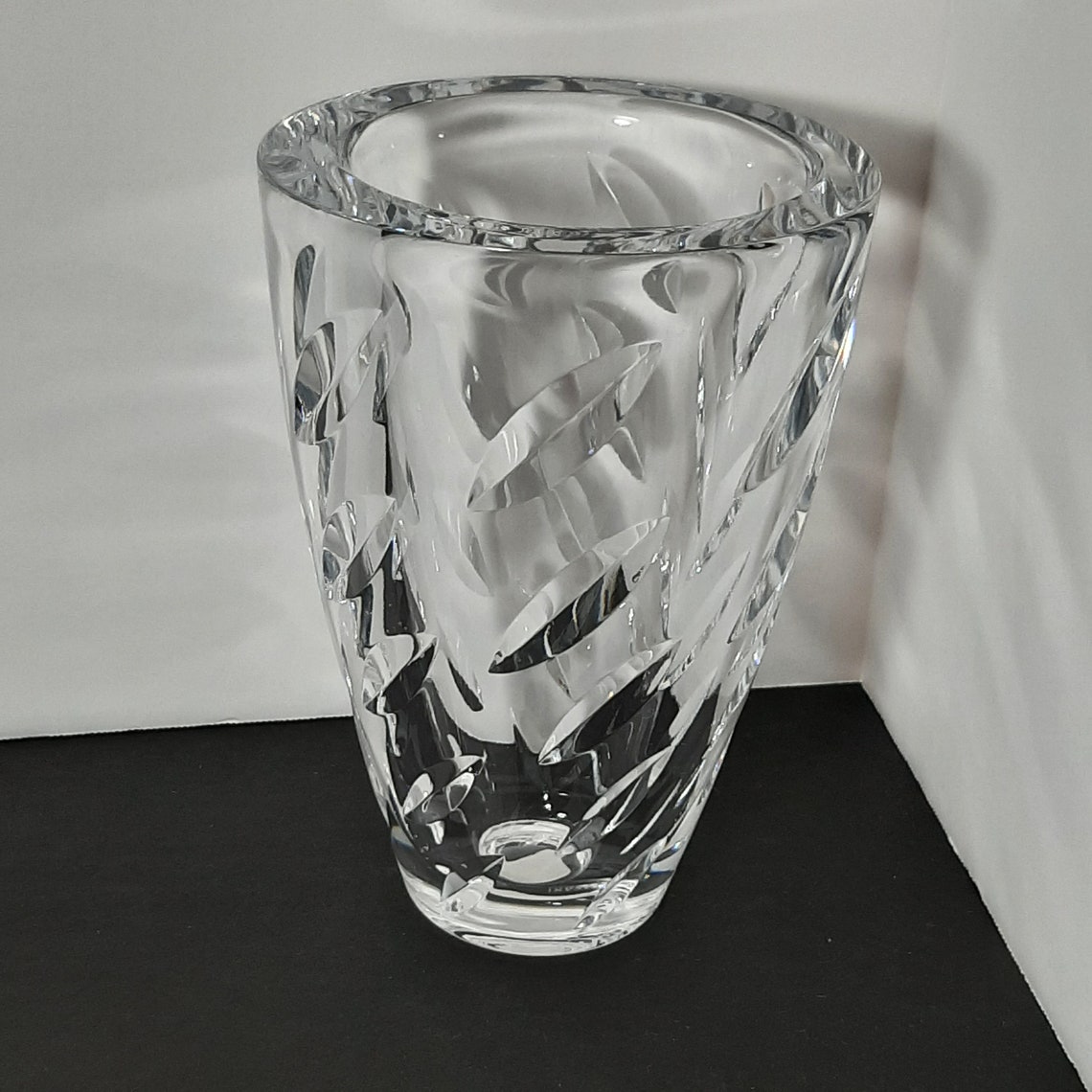 Vintage Sasaki Crystal Vase 24% Lead Crystal Made in Japan | Etsy