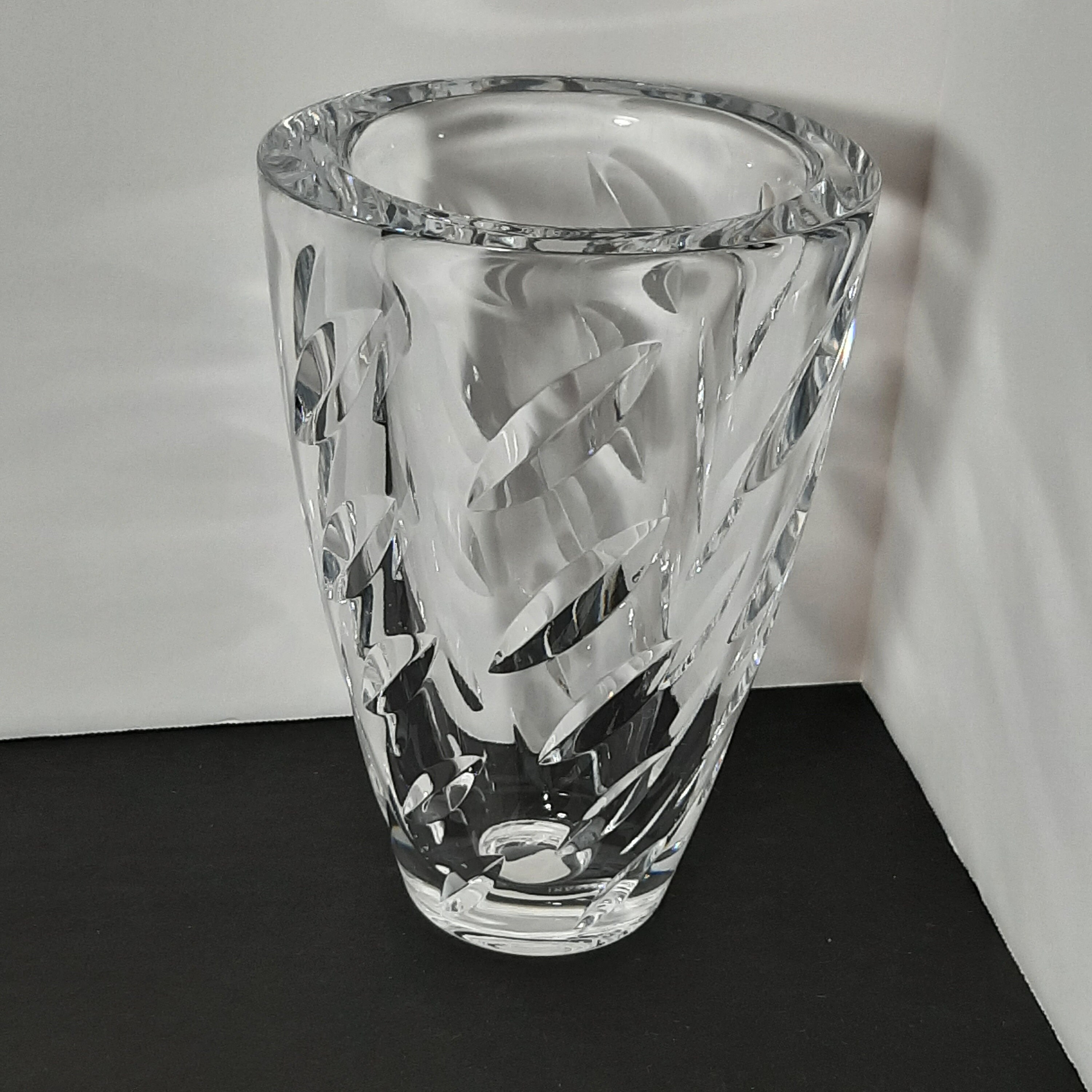 Vintage Sasaki Crystal Vase 24% Lead Crystal Made in Japan | Etsy