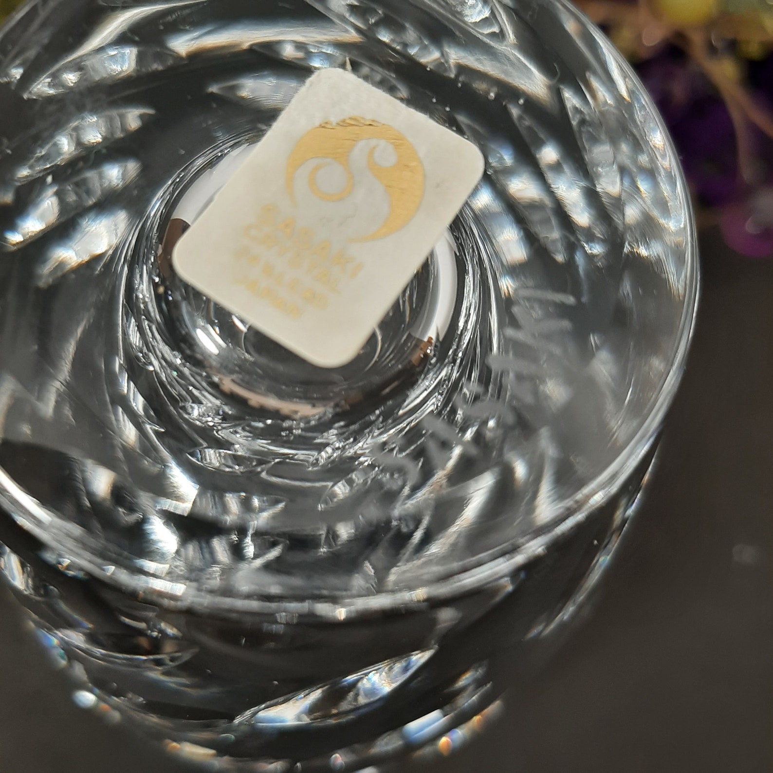 Vintage Sasaki Crystal Vase 24% Lead Crystal Made in Japan - Etsy UK