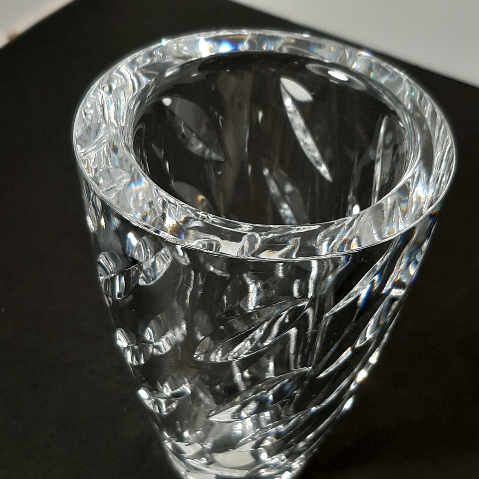 Vintage Sasaki Crystal Vase 24% Lead Crystal Made in Japan | Etsy