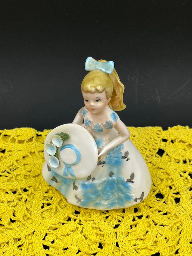 Vintage Lefton Southern Belle Girl Figurine MCM 2353 - Etsy