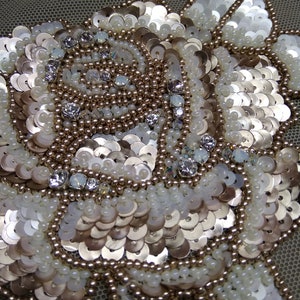 Rose Rose Patch Rose With Sequins Rose With Crystals Hand - Etsy UK