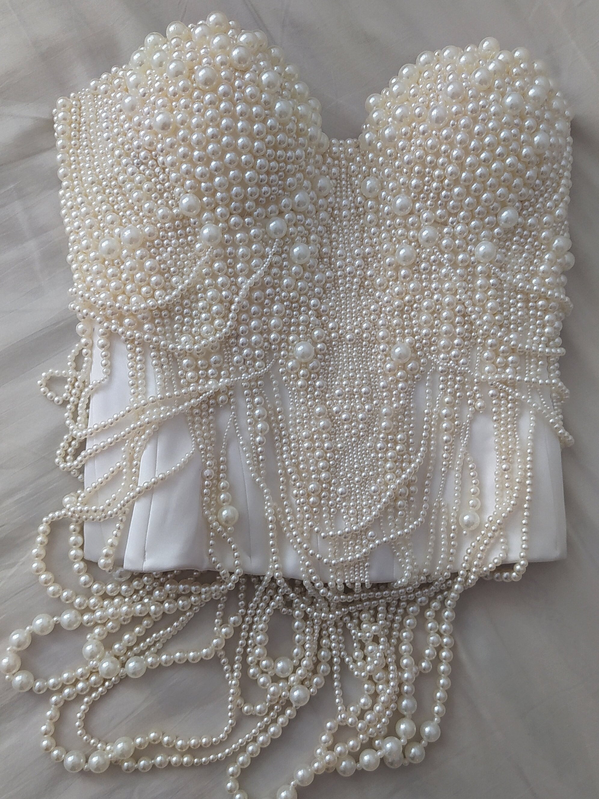 Custom Beaded Dress, Custom Wedding Embroidery, Custom Beaded Clothes ...
