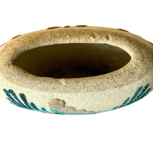 Vintage Handmade Native American/navajo Sand Art Painted Vase, Small ...