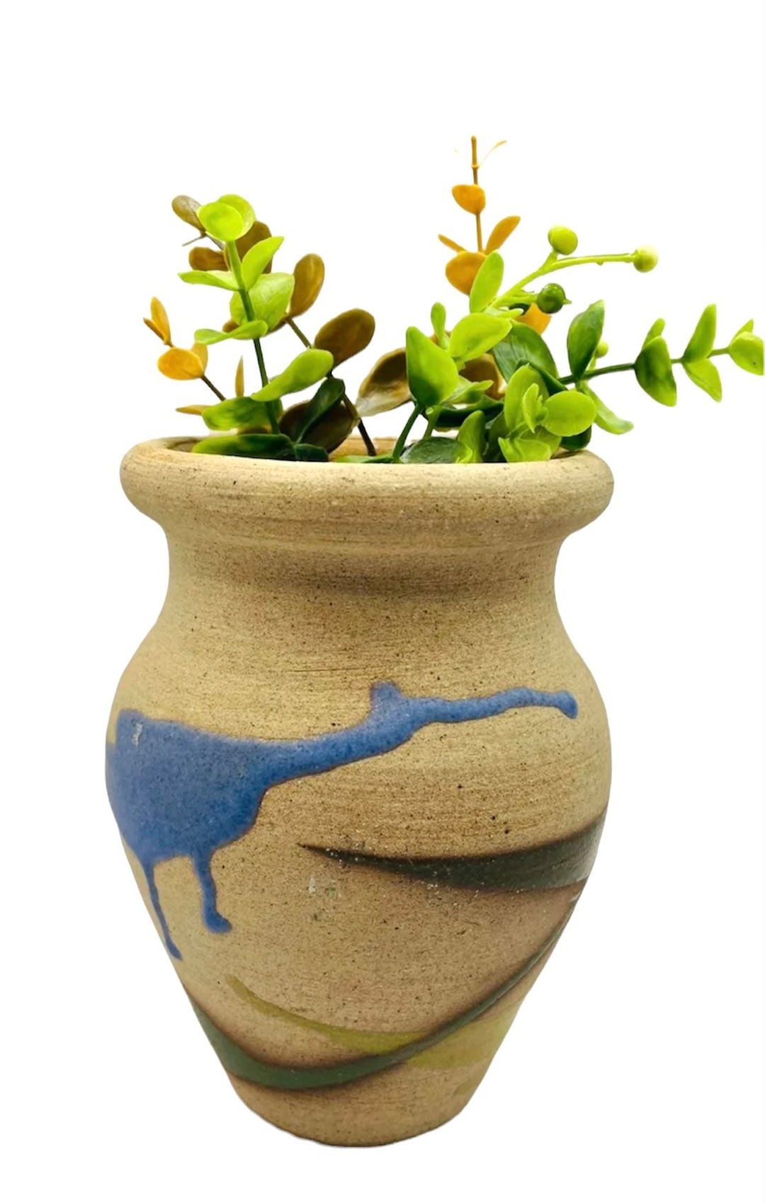 Beautiful Vintage Dominican Pottery Vase Madocrusa Pottery With Earth ...
