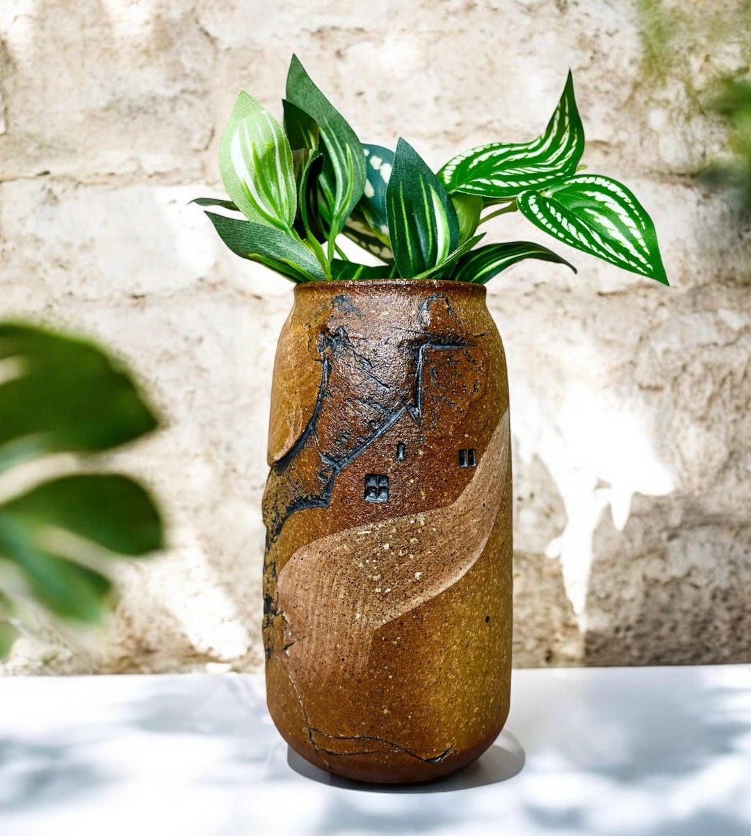 RARE Vintage Mid Century Handmade Richard Gill Pottery Vase/small ...