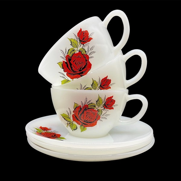 Rose Pyrex - Etsy