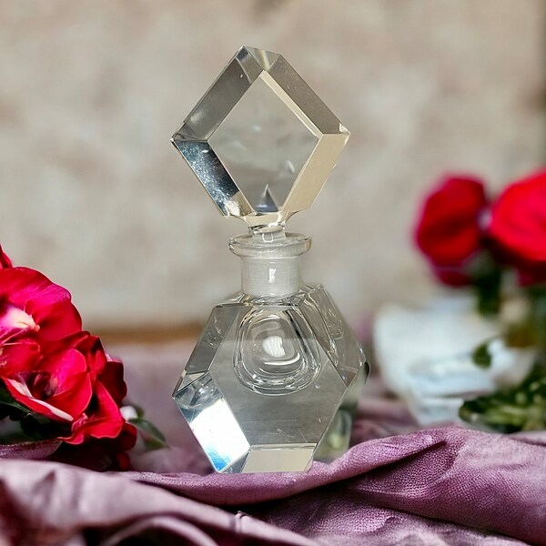 Diamond Shape Perfume Bottle - Etsy