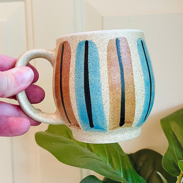 Earth Tone Mug - Etsy