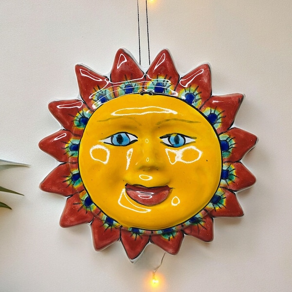 Mexican Sun Face Wall Hanging - Etsy