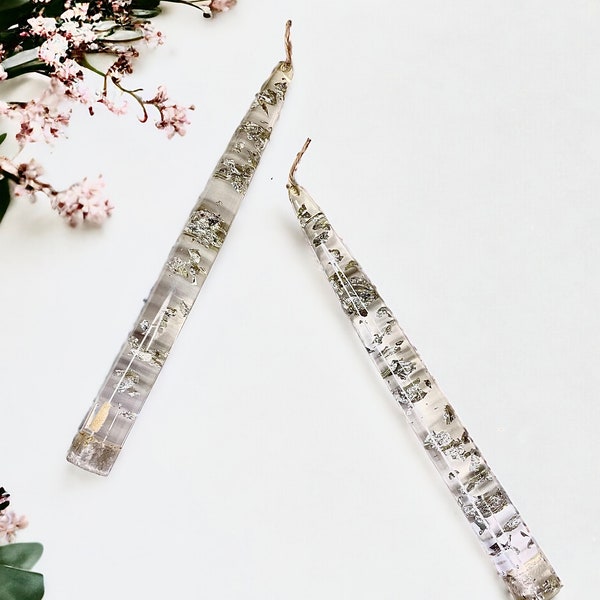 Lucite Taper Candles - Etsy