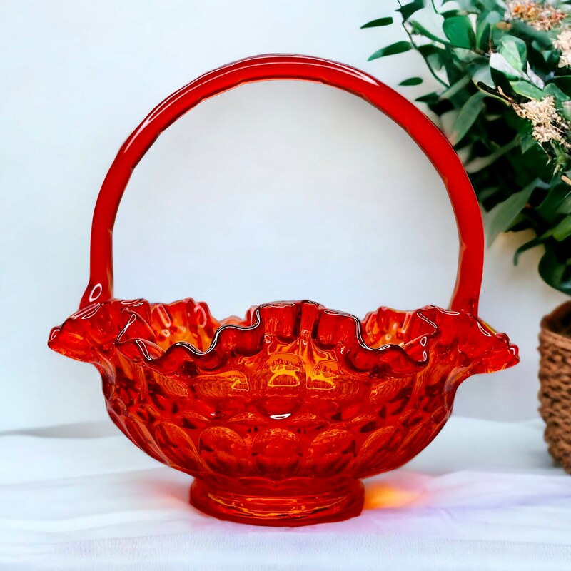 Amberina Glass - Etsy