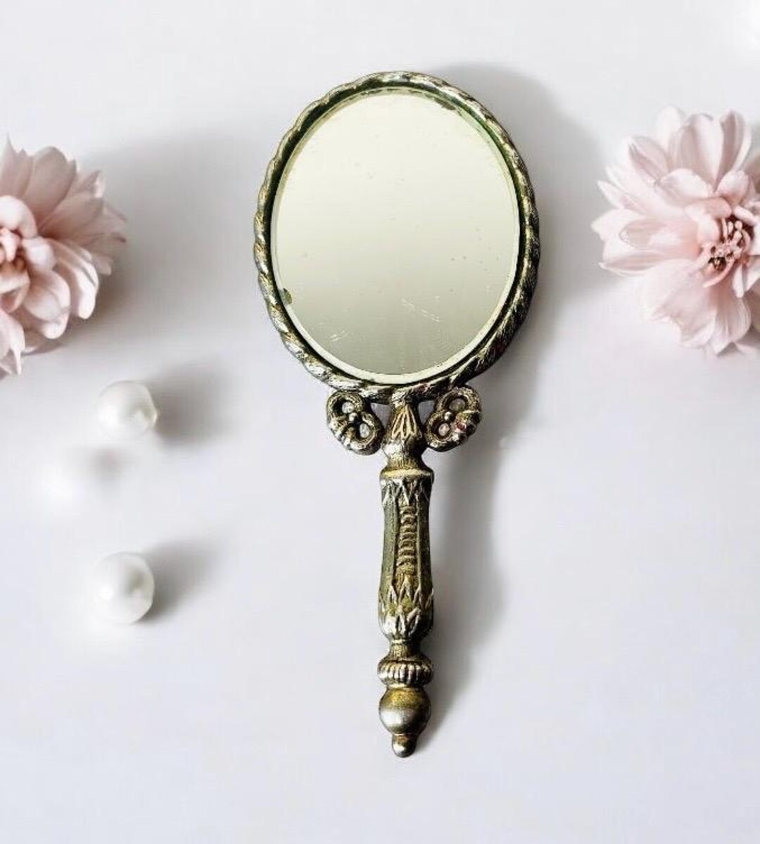 Vintage Art Nouveau Style Mini/small 4” Long, 1.75”W Silver Pocket ...