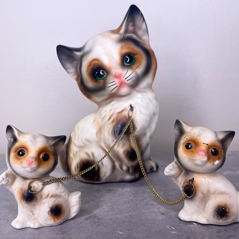 Collectible Cat Figurines - Etsy